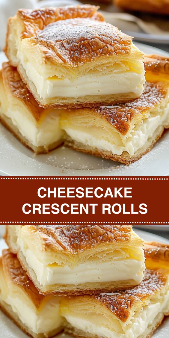 Cheesecake Crescent Rolls - EtastyRecipes - Easy Recipes