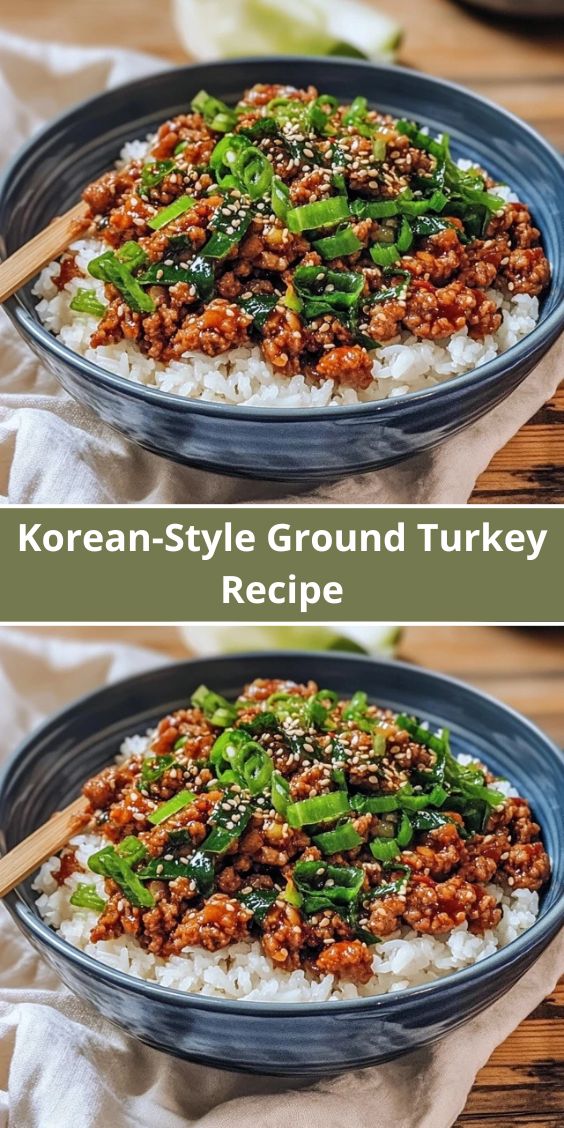 Korean-Style Ground Turkey Recipe - EtastyRecipes - Easy Recipes