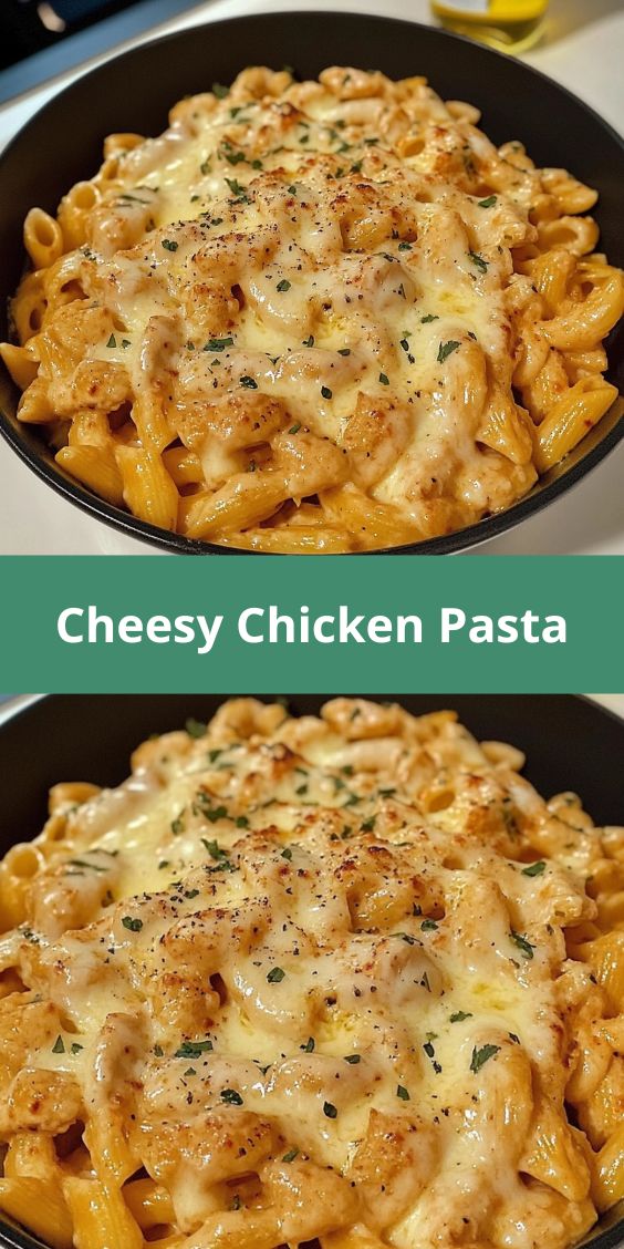 Cheesy Chicken Pasta - EtastyRecipes - Easy Recipes