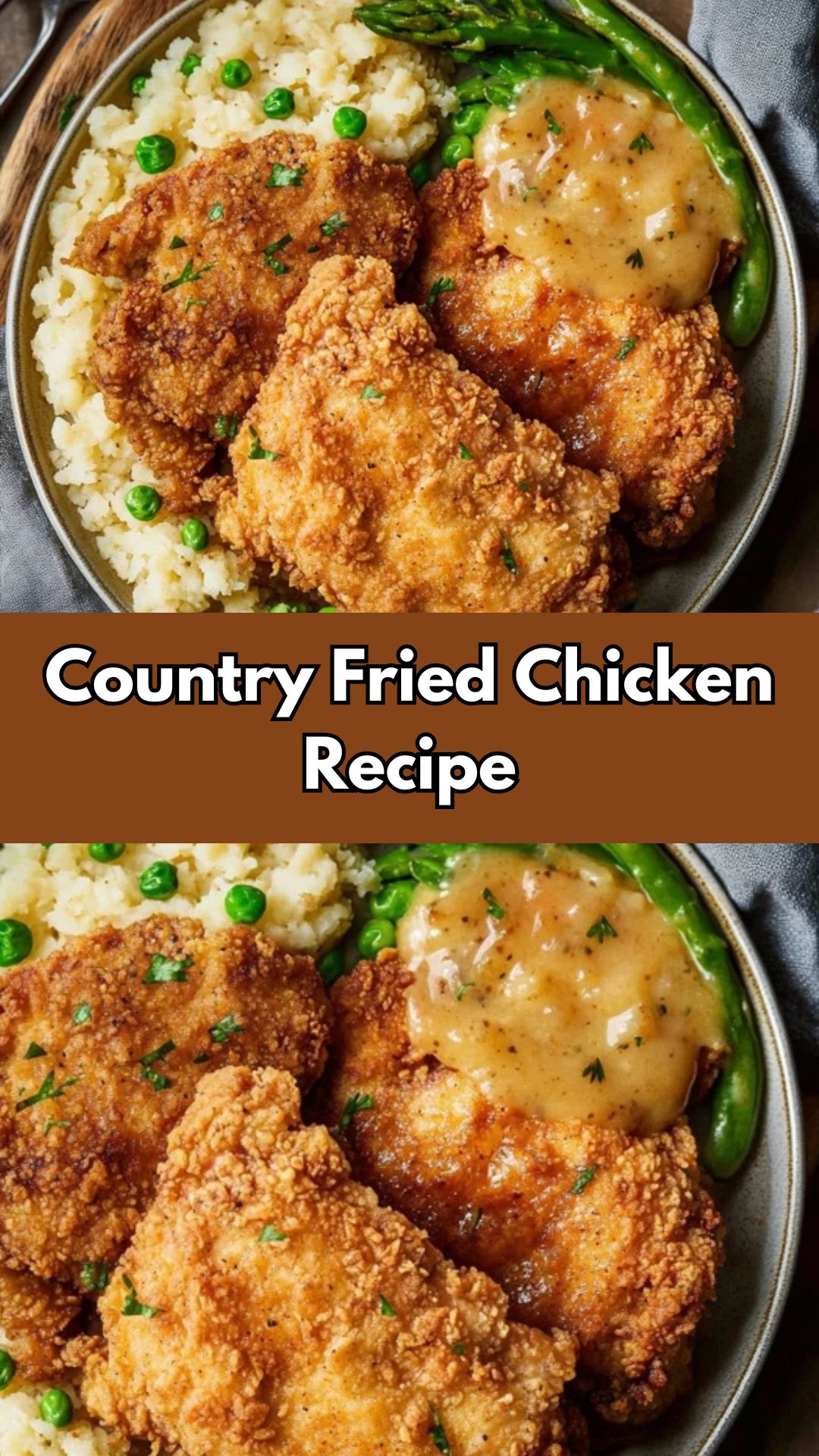 Country Fried Chicken Recipe - EtastyRecipes - Easy Recipes