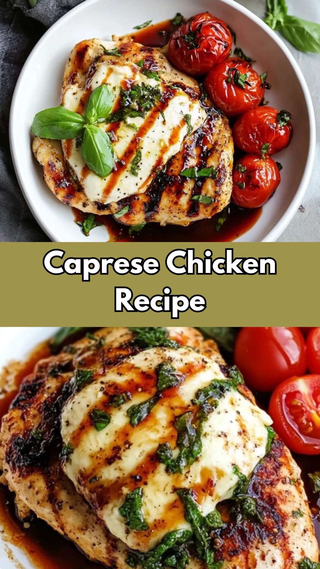 Caprese Chicken Recipe - EtastyRecipes - Easy Recipes