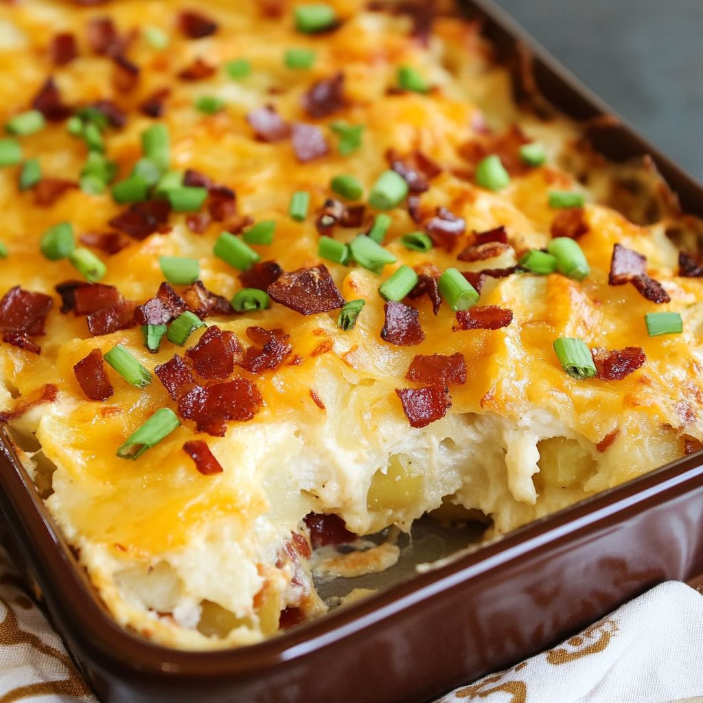 The Pioneer Woman’s Twice Baked Potato Casserole - EtastyRecipes - Easy Recipes