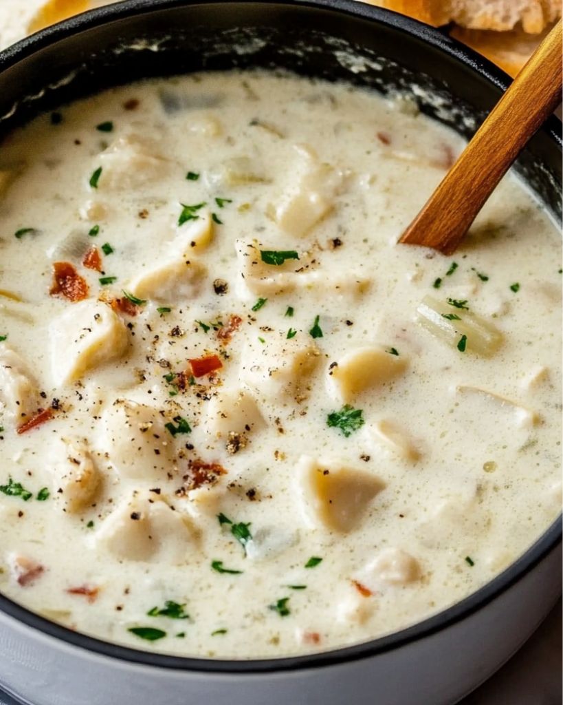 Creamy Clam Chowder Recipe - EtastyRecipes - Easy Recipes