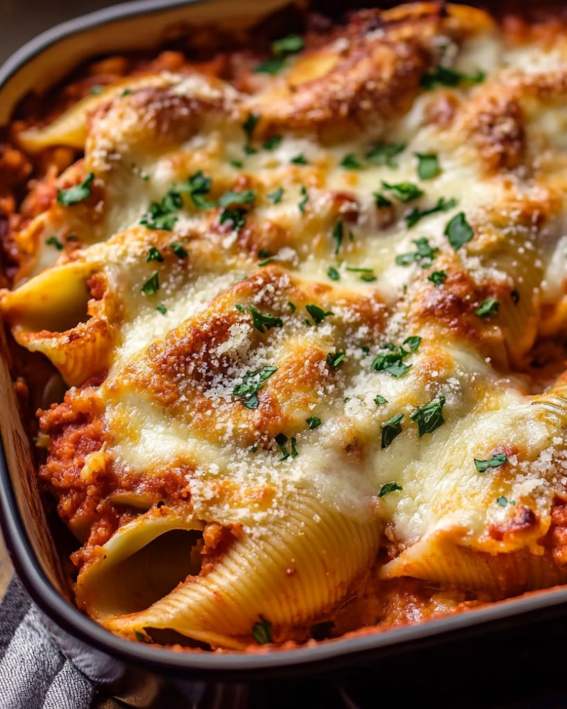 Classic Stuffed Shells Recipe - EtastyRecipes - Easy Recipes