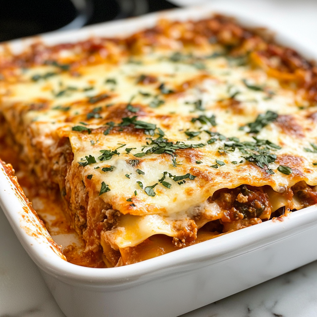 Easy Lasagna Recipe - EtastyRecipes - Easy Recipes