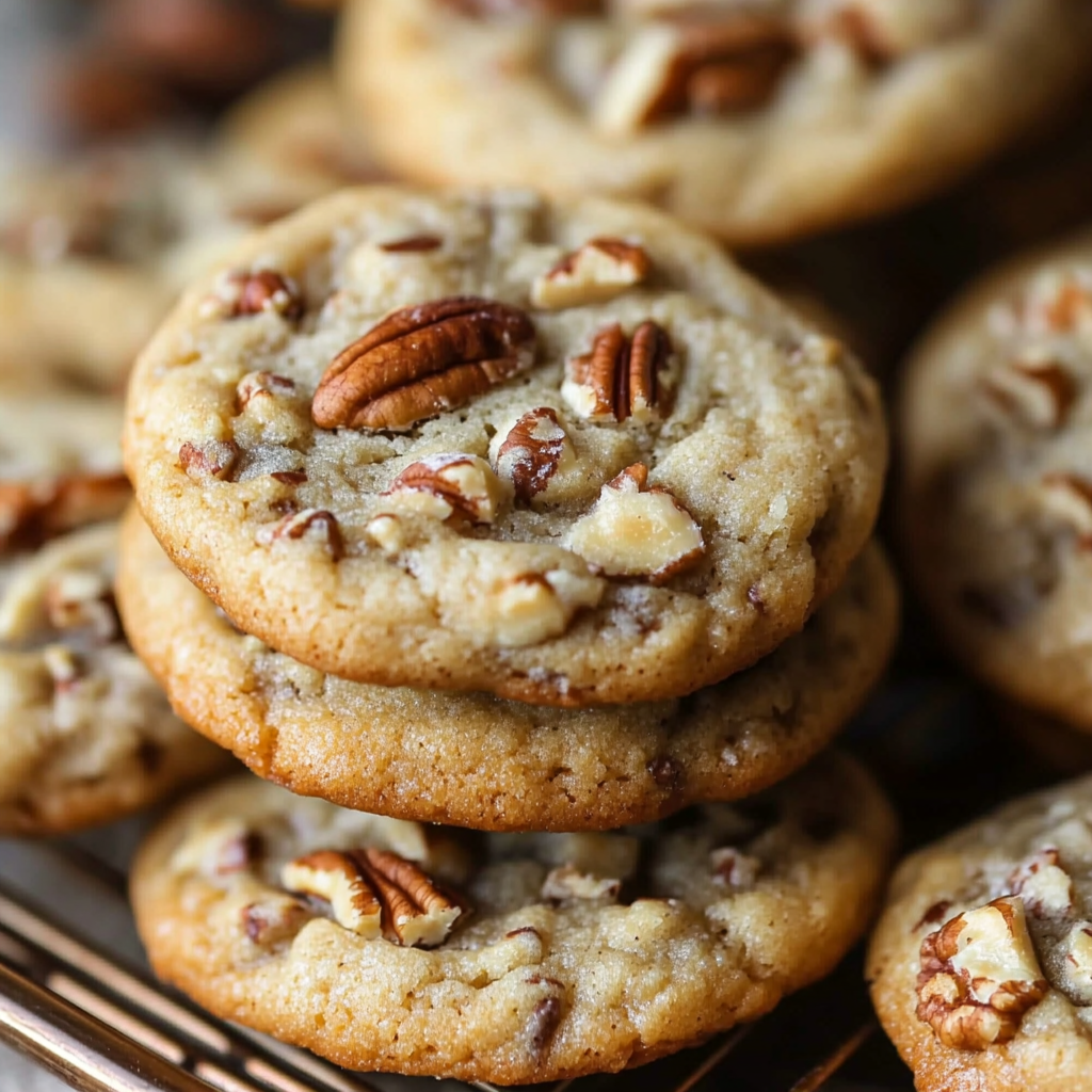 Butter Pecan Cookies Recipe - EtastyRecipes - Easy Recipes